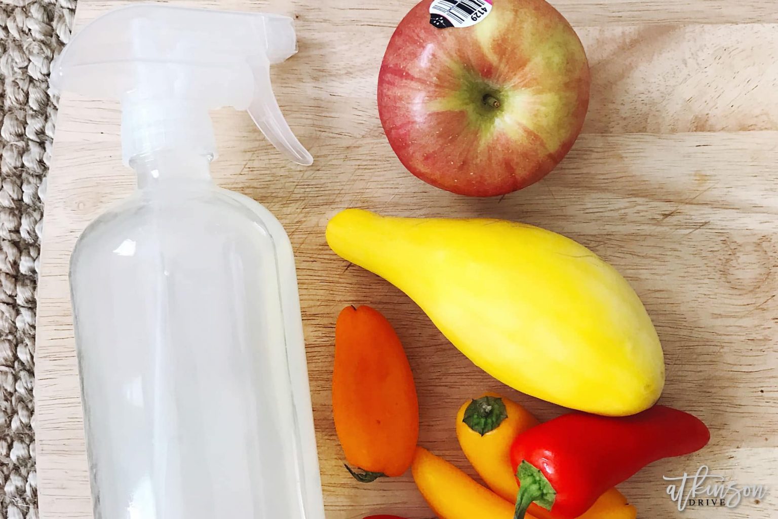 Homemade Produce Wash With Only 3 Ingredients! | Atkinson Drive